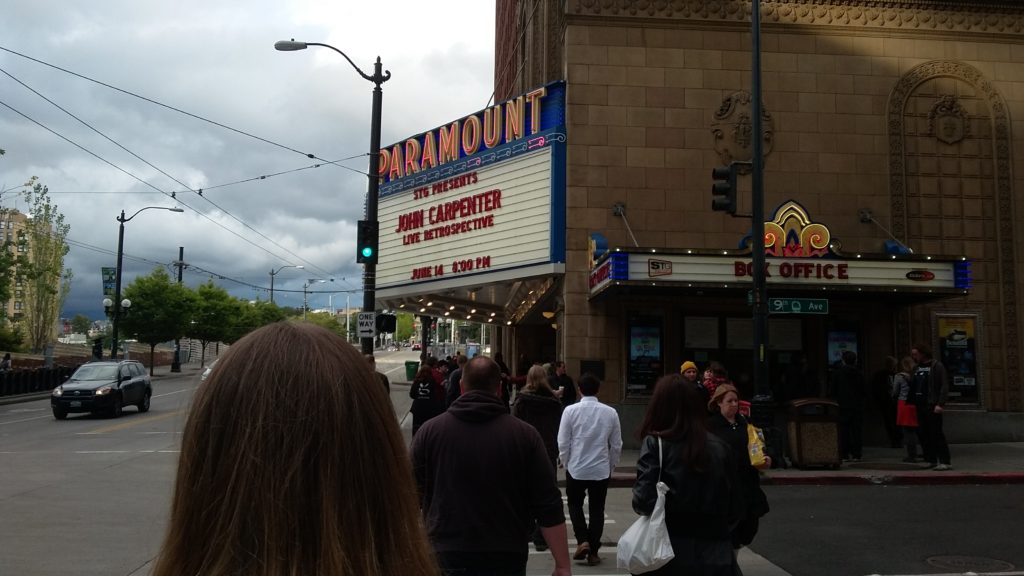 John Carpenter, Seattle | VERN'S REVIEWS on the FILMS of CINEMA