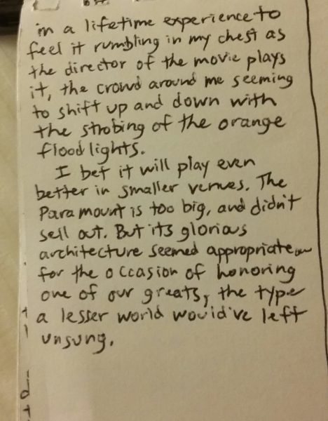 John Carpenter, Seattle | VERN'S REVIEWS on the FILMS of CINEMA