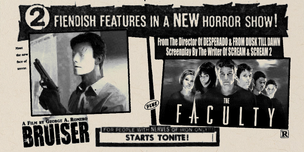 Double feature: Bruiser (2000) / The Faculty (1998) | VERN'S REVIEWS on ...